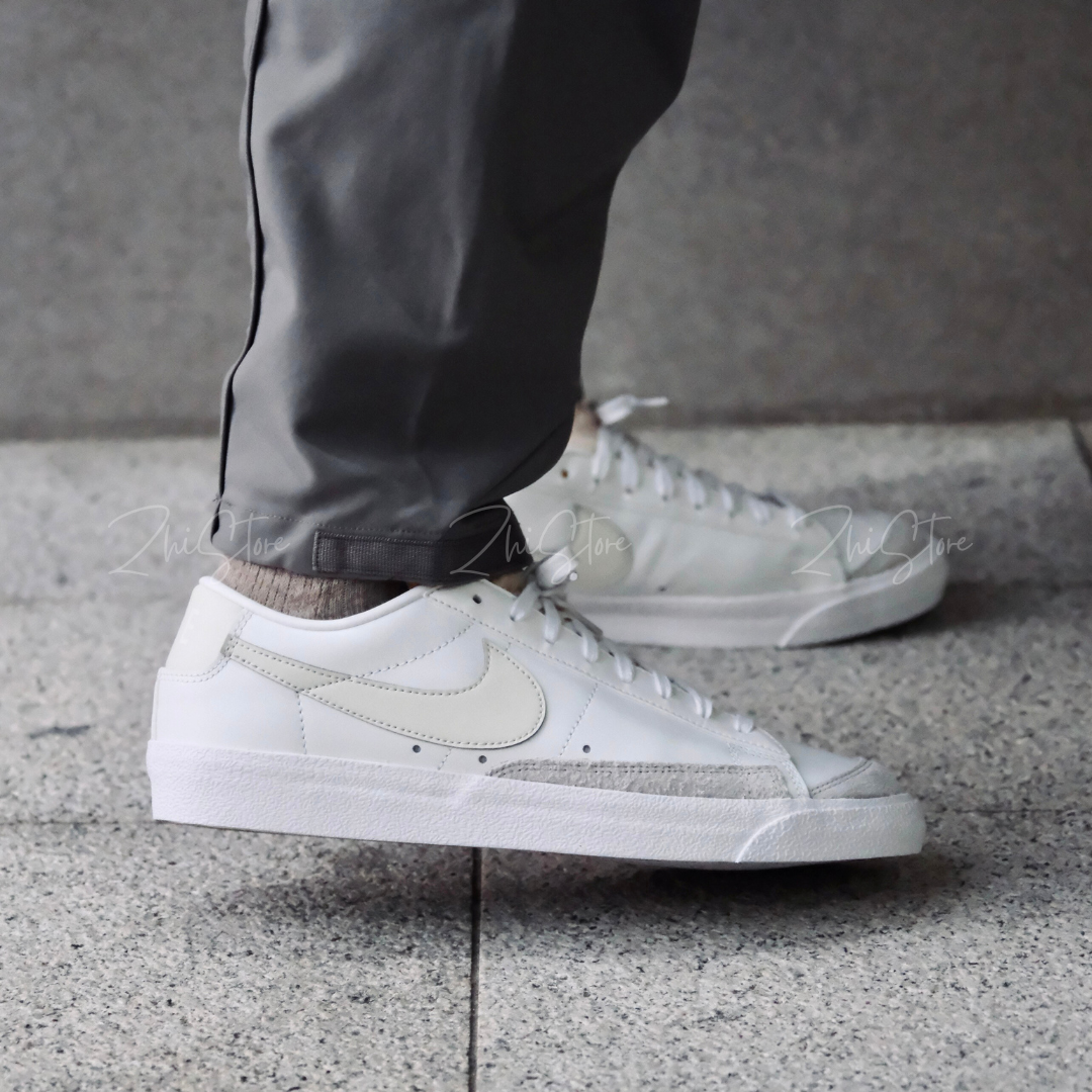 【無襯紙】Nike Blazer Low 77 男款 復古 低筒 休閒鞋 麂皮 板鞋 米白 白 DA6364-110 - ZhiStore｜植 ...